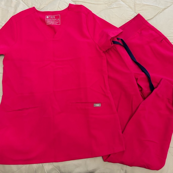 Figs | Tops | Figs Set Ultra Rose Casma 3 Pocket Top Xs Ultra Rose ...